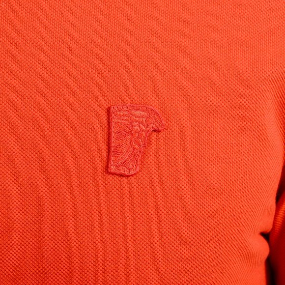 Versace Collection | Shirts | Versace Collection Red Short Sleeve Polo ...